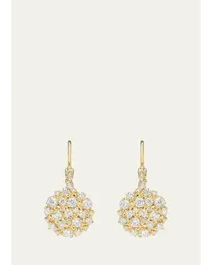 Paul Morelli 18k Yellow Diamond Confetti Wire Earrings - Gold