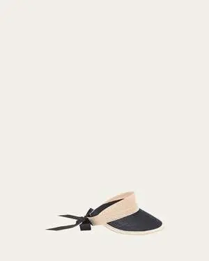 Eugenia Kim Eugenia Kim Ricky Straw Visor - Natural