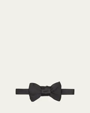 Charvet Silk Bow Tie - Black