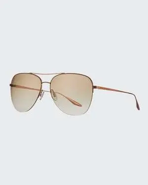 Barton Perreira Barton Perreira Chevalier Aviator Sunglasses Xanadu