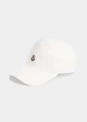 Moncler Logo Baseball Cap - Ivory