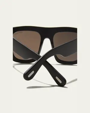 TOM FORD Fausto Square Sunglasses - Matte Black