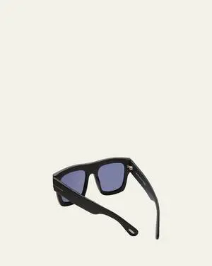 TOM FORD Fausto Square Sunglasses - Matte Black