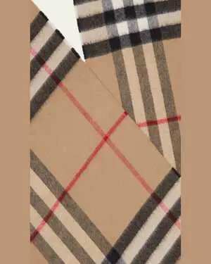 Burberry Giant Check Cashmere Scarf