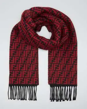 Fendi Men's FF Wool Scarf F0qy3