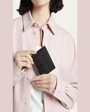Bottega Veneta Credit Card Case - Black