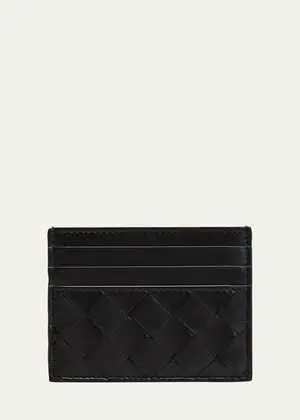 Bottega Veneta Mini Credit Card Case Black/gold