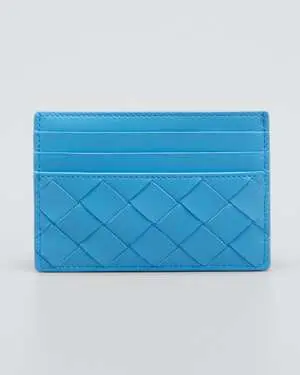 Bottega Veneta Mini Credit Card Case Parakeet