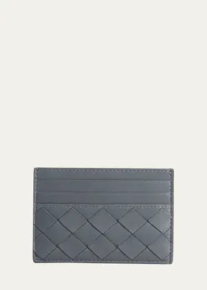 Bottega Veneta Mini Credit Card Case Space/gold