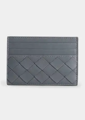 Bottega Veneta Mini Credit Card Case Thunder