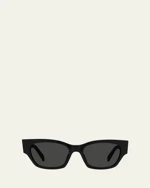 Celine Celine Rectangle Sunglasses Black