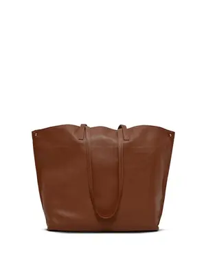 Akris Ai Cervo Medium Shoulder Tote Bag - Caramel