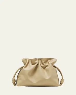 Loewe Flamenco Napa Leather Bag - Clay Green