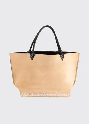 Altuzarra Espadrille Small Suede Tote Bag - Tan