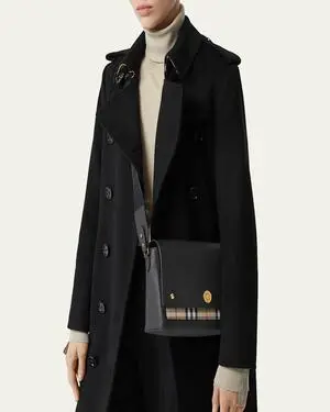Burberry Medium Leather Crossbody Bag