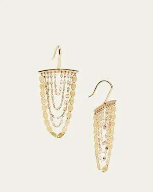 Lana Jewelry 14k Gold Cascade Drop Earrings Yellow Gold