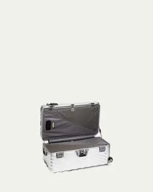 Tumi Rolling Trunk Luggage - Silver