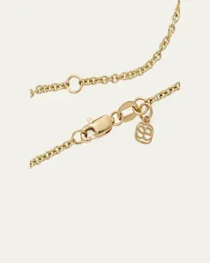 SYDNEY EVAN 14k Diamond Love Script Necklace - Multi
