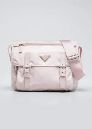 Prada Prada Re-Nylon Shoulder Messenger Bag - Pink