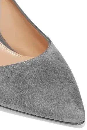 GIANVITO ROSSI 70 Suede Pumps