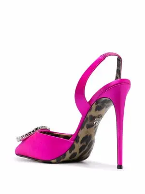 Philipp Plein Crystal Embellished High-heeled Pumps - Pink