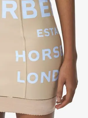 Burberry Mini Skirt With Horseferry Print
