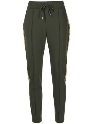 MADISON MAISON Side-stripe Track Pants - Green