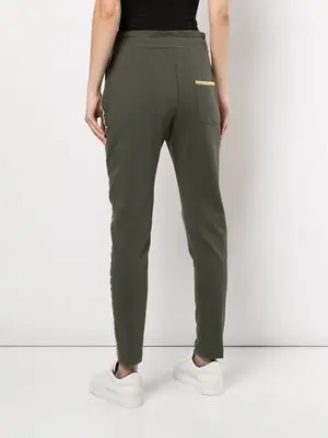 MADISON MAISON Side-stripe Track Pants - Green