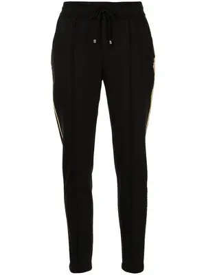 MADISON MAISON Side-stripe Track Pants - Black