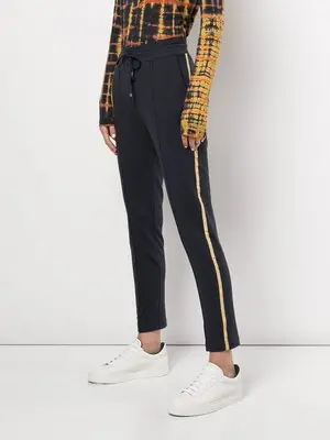 MADISON MAISON Side-stripe Track Pants - Blue