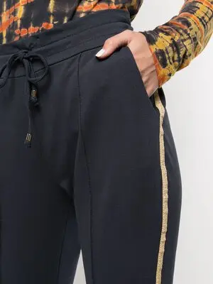 MADISON MAISON Side-stripe Track Pants - Blue