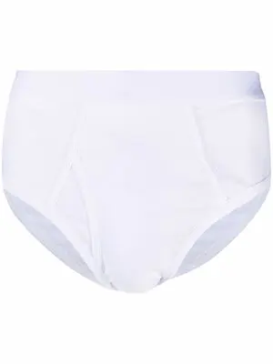 Comme Des Garçons Cotton-jersey Briefs - White