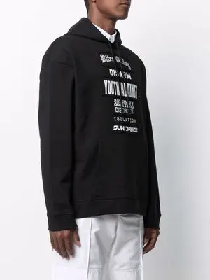 Raf Simons Patch-detail Cotton Hoodie