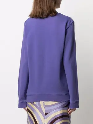 Raf Simons Photograph Print Sweatshirt - Purple