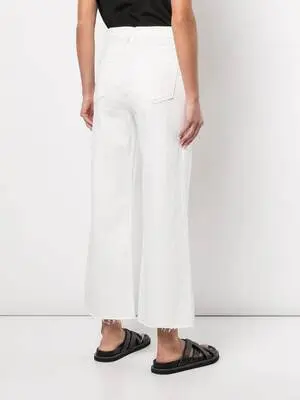SLVRLAKE Grace Cropped Jeans - White