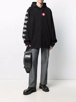 Raf Simons Oversized Patch-embellished Hoodie