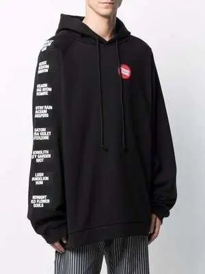 Raf Simons Oversized Patch-embellished Hoodie