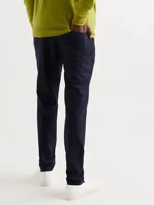 Loro Piana Leisure City Stretch Virgin Wool Trousers