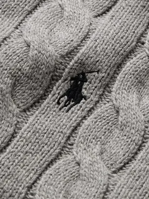 Polo Ralph Lauren Cable-knit Cotton Sweater - Gray