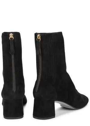 AQUAZZURA Saint Honore' 50 Suede Ankle Boots