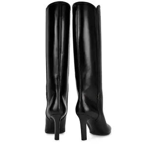 Saint Laurent Jane 90 Leather Knee-high Boots