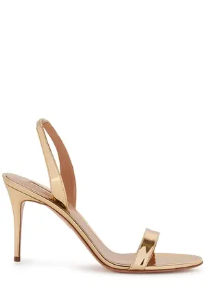 AQUAZZURA So Nude 105 Leather Sandals