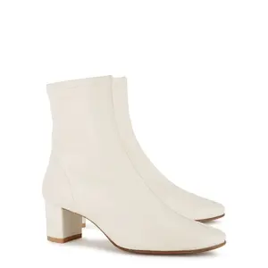 By Far Sofia 65 Off- Leather Ankle Boots