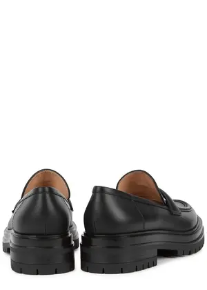 GIANVITO ROSSI Argo 40 Leather Loafers