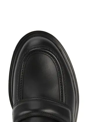GIANVITO ROSSI Argo 40 Leather Loafers