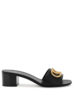Valentino Garavani Vlogo 45 Leather Mules
