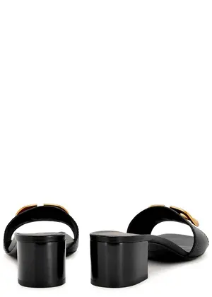 Valentino Garavani Vlogo 45 Leather Mules