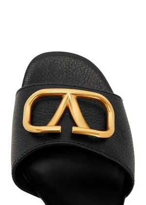 Valentino Garavani Vlogo 45 Leather Mules