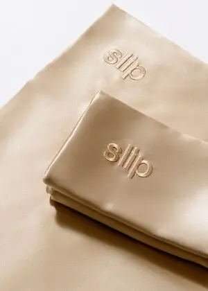 Slip Silk Pillowcase Beyond Beauty, Cotton, Anti-ageing - Caramel