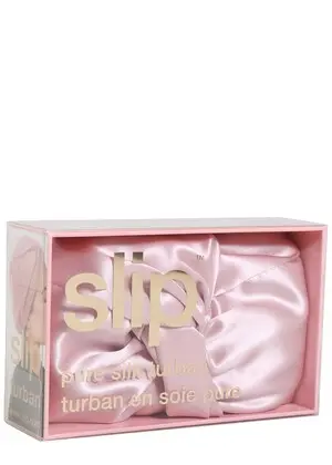 Slip Pure Silk Turban - Pink